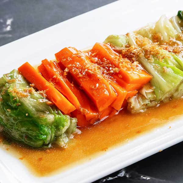 ผัดผัดสี่สหาย / Stir-fried Four Kinds of Vegetables (Chinese Cabbages ...